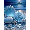 Amazon.com: JFYHAB Seashell Diamond Painting Kits for Adults-Beach ...