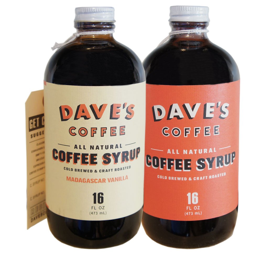 Amazon.com : Dave's 16 Oz Mocha All Natural Cold Brewed Coffee Syrup ...