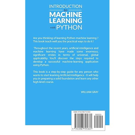 Mua INTRODUCTION TO MACHINE LEARNING WITH PYTHON: A Beginner's Guide To Learn Concepts And ...