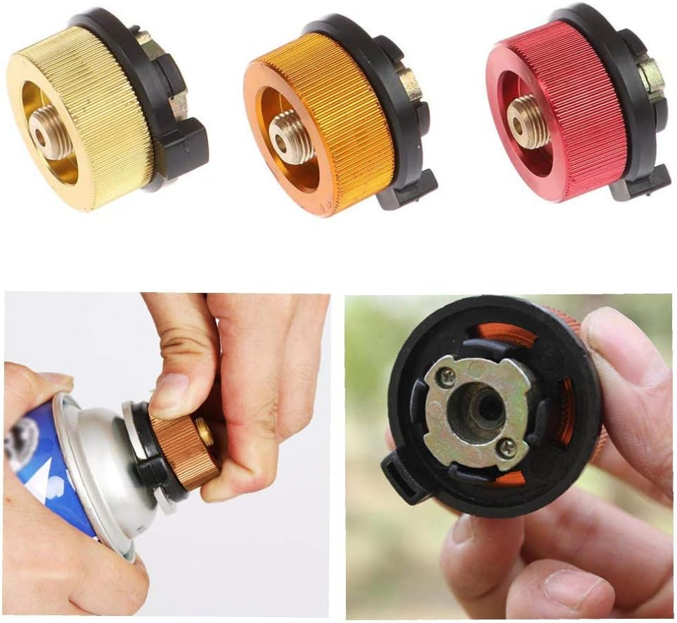 3Pcs Random Styles Camping Nozzle Bottle Convert Adapter Connector ...