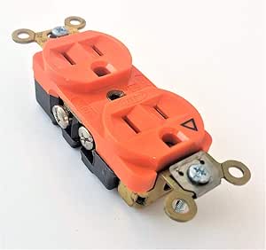 Hubbell IG5262 Isolated Ground Duplex Receptacle 15A 125V, Wall Outlets ...