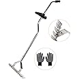 Amazon.com : LCGP Thatch Rake, Heavy Duty Metal Garden Rake with 50 ...