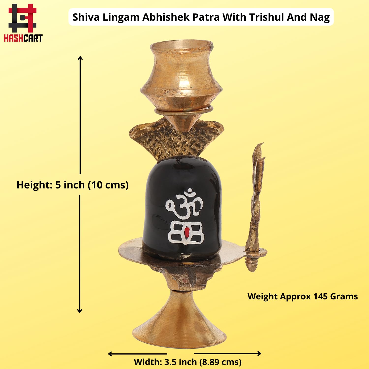 Mua Shiva Lingam Shivling Brass Shivling for Pooja (4 inch, Small ...