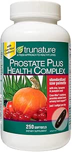 Amazon.com: Trunature Prostate Plus Health Complex, 250 Softgels by ...