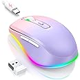 Amazon.com: Wireless Mouse Jiggler - LED Wireless Mice with Build-in ...