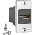 Amazon.com: QIANRENON 4K HDMI Rectangular Panel Adapter HDMI 2.0 Female ...