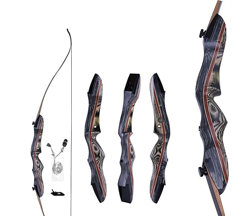 Keystone Traditional Archery Takedown Recurve Bow 62” Hunting Bow ...