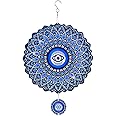 Amazon.com: Liranovly 3D Metal Wind Spinner-Hanging Mandala Evil Eye ...