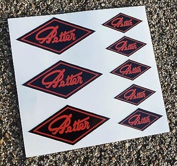 PETTER stationary engine logo stickers set: Amazon.co.uk: Car & Motorbike