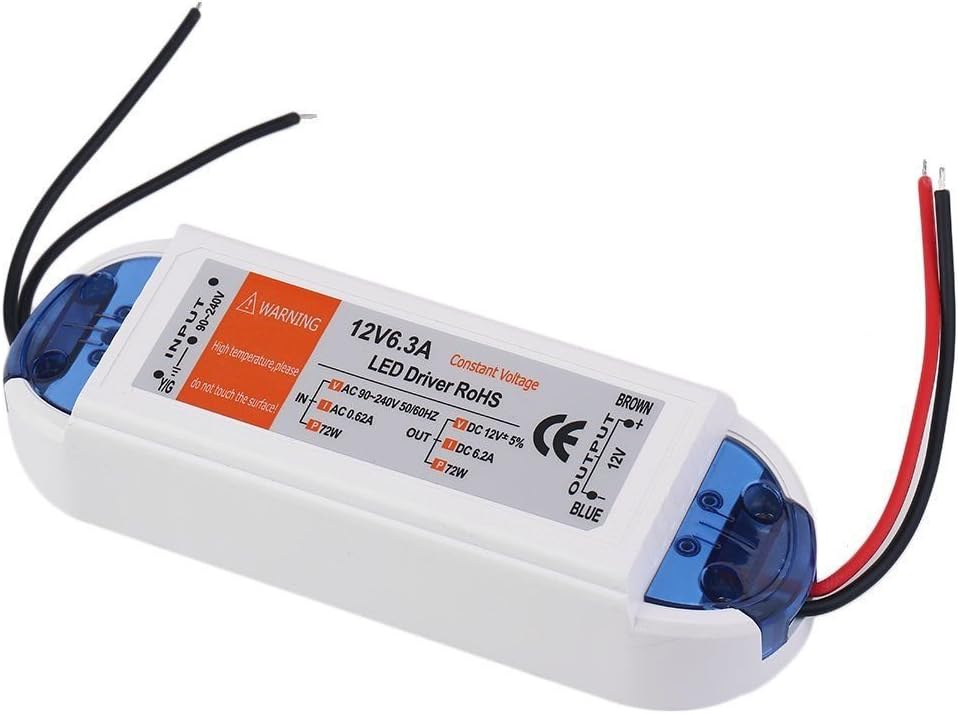 DC12V – LED Driver Power Supply Transformer 240V Switch 72W Driver for ...