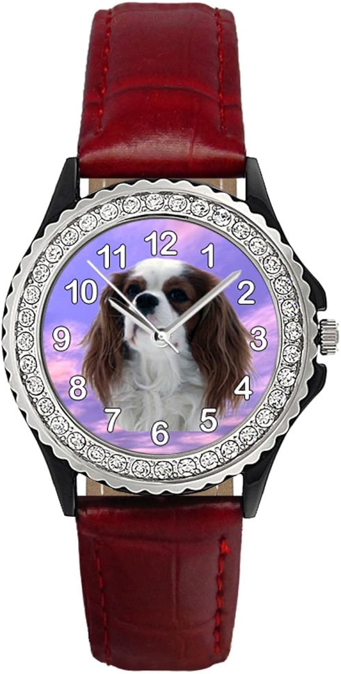 Amazon.com: Timest - Cavalier King Charles Spaniel Crystal Rhinestone ...