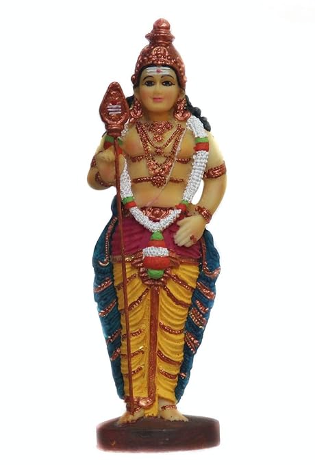 Buy ArteHouse Murugan Statue with Vel, 21 cm, Gold Online at Low Prices ...