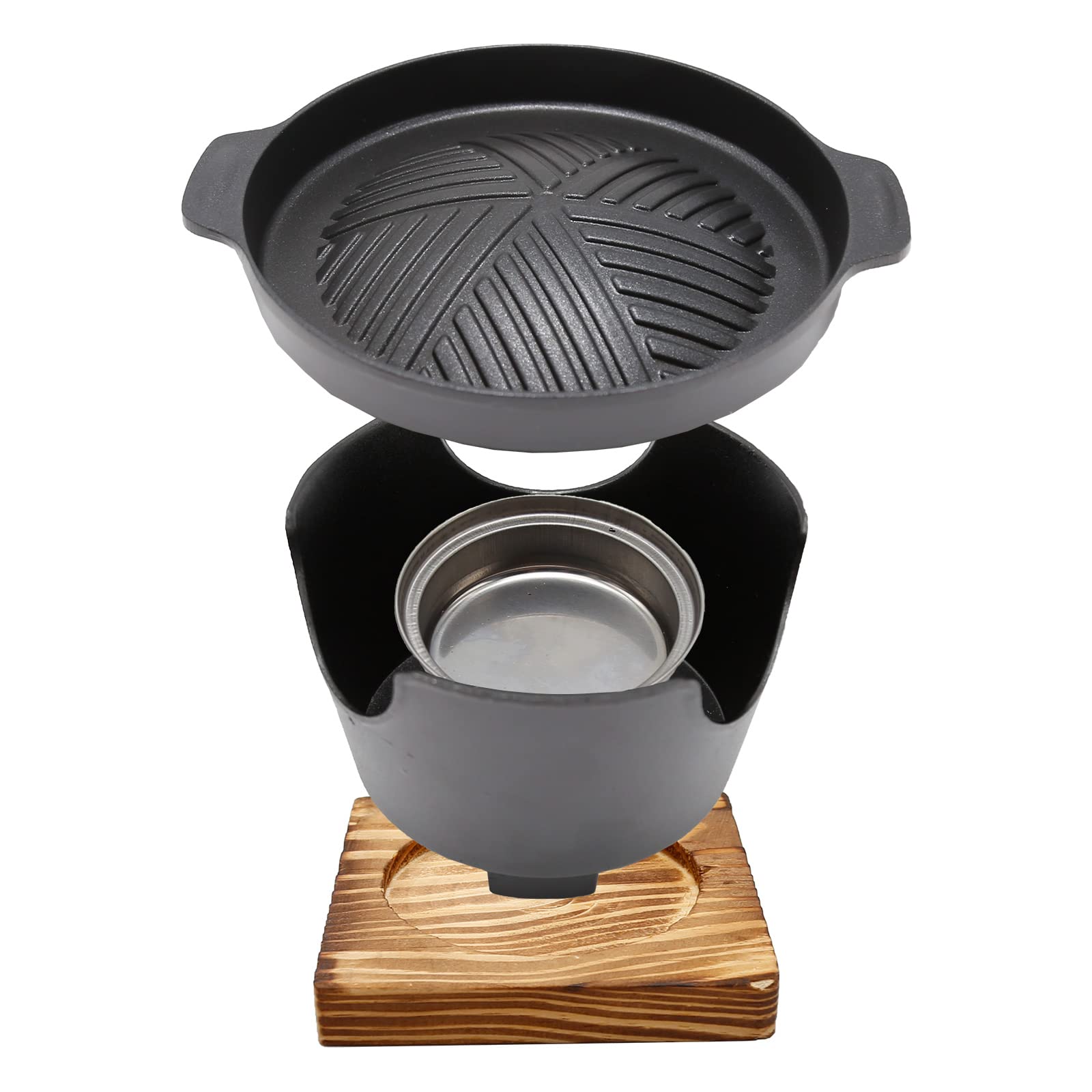 Saihisday 7" Single Person Grill Japanese Mini Hibachi Grill Mini ...