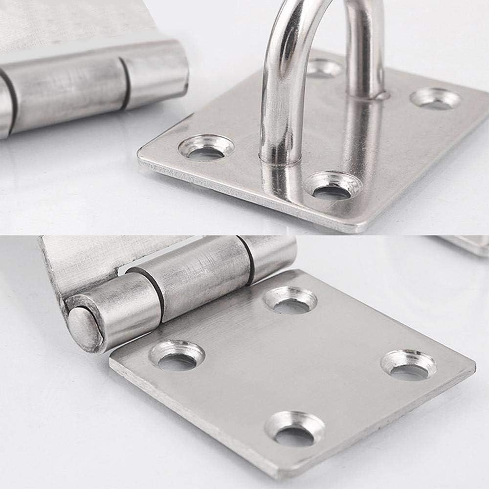 Shuny Stainless Steel 90 Degree Right Angle Door Latch Buckles,Curved ...