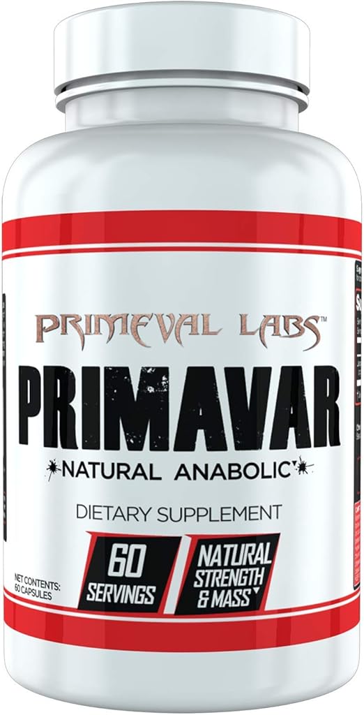 Primeval Labs Primavar, Natural Anabolic, Laxogenin Supplement, Enhance ...