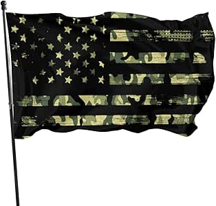 Amazon.com : AiKS American Camo Flag 3x5ft Flag Uv Resistant and ...