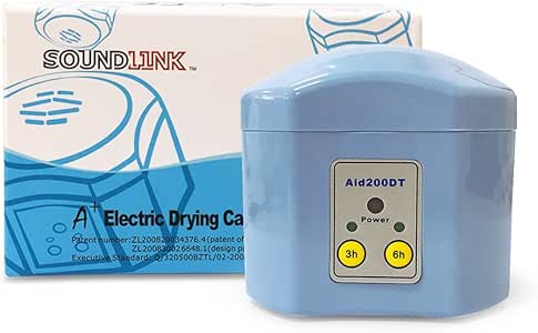 Amazon.com: SOUNDLINK 3/6 Hour Timer Hearing Aids Dryer Dehumidifier ...