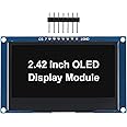 Amazon.com: ACEIRMC 2.42 inch 128x64 OLED LCD Display Module SSD1309 7 ...