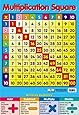 Multiplication Square - Educational Times Table Poster - 40x60cm ...