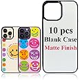 Amazon.com: JUSTRY 10 Sets Sublimation Blanks Phone Case Bulk Covers Compatible with Apple ...
