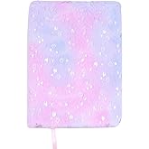 Amazon.com : Starry Notebook Plush Diary for Girls Teens Fuzzy Journal ...