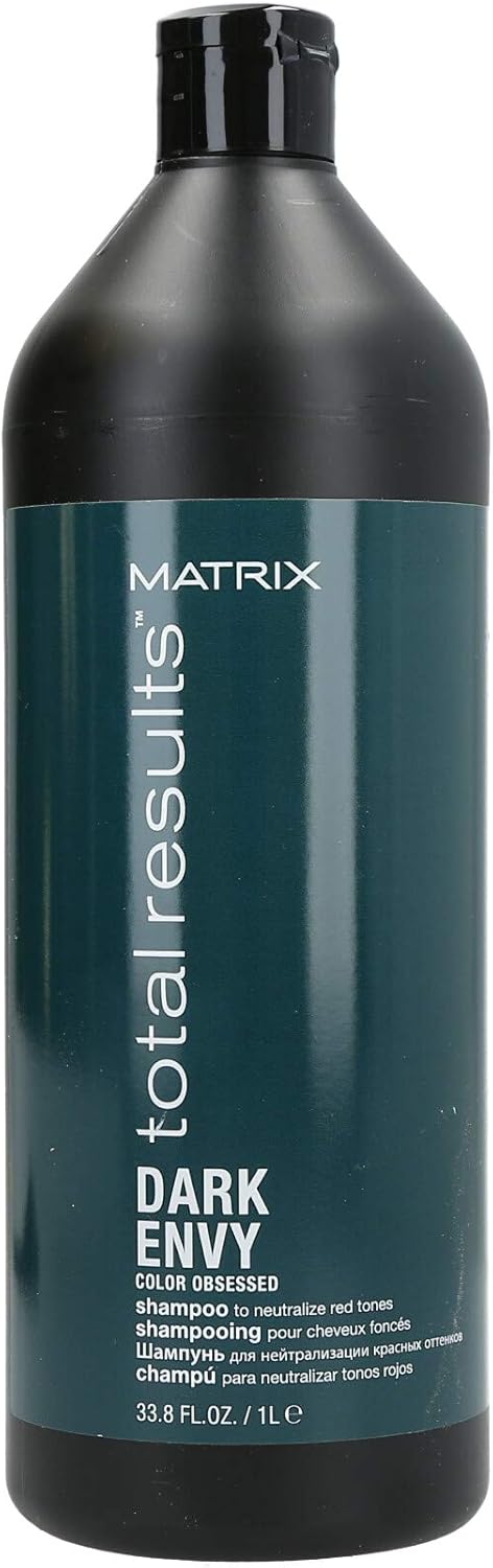 Matrix Total Results Dark Envy Green Toning Shampoo, 1000 ml: Amazon.co ...