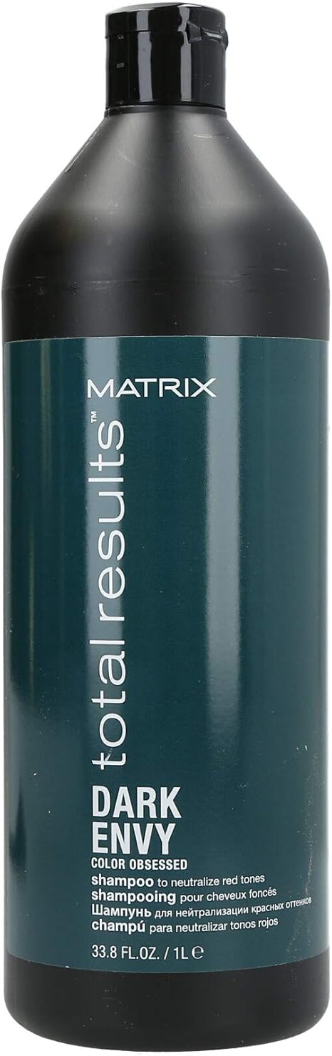 Matrix Total Results Dark Envy Green Toning Shampoo, 1000 ml: Amazon.co ...
