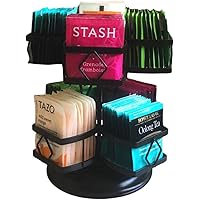 Amazon.com: Tea Bag Organizer 360˚ Spinning Carousel Organizer - Holds ...