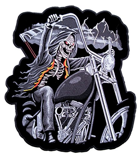 Grim Reaper Motorcycle Biker Patches