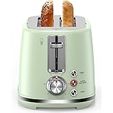 Amazon.com: 2 Slice Toaster, Wide Slots, High Lift, Auto-Off, & Frozen ...