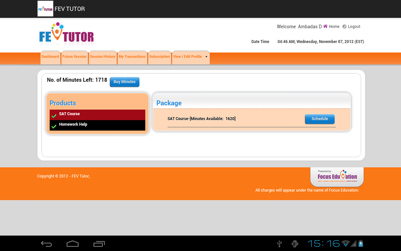 Amazon.com: FEV TUTOR: Appstore for Android