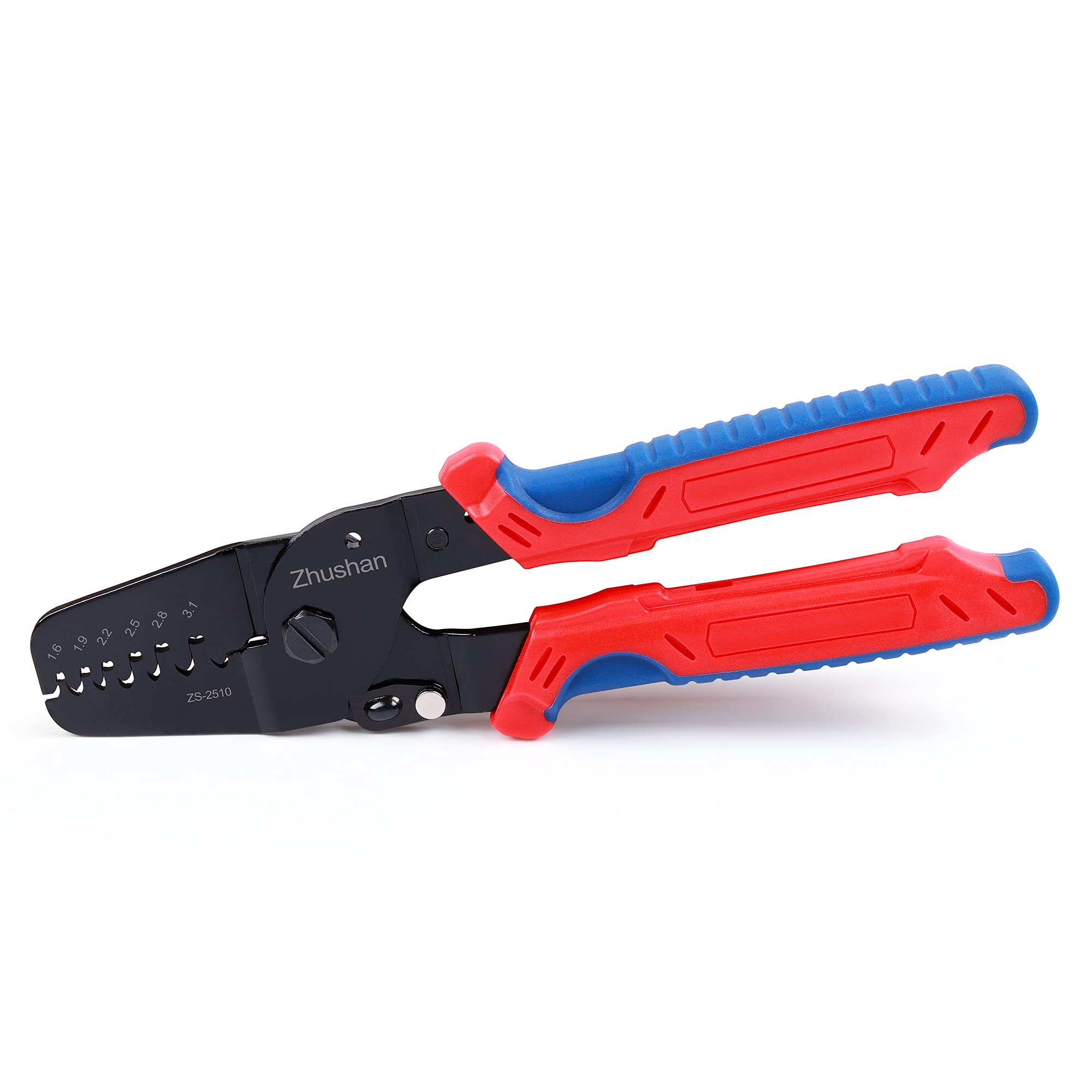 Zhushan Micro Connector Crimper, AWG24-12 Connector Crimp Tool Works ...
