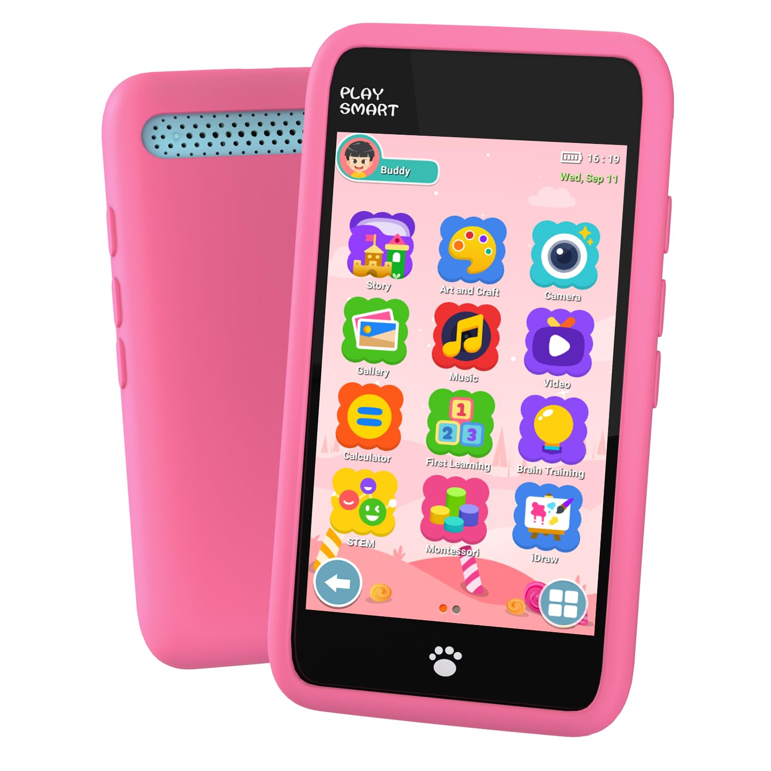 MOMILLA Kids Toys Smart Phone, Girls Toys with 3.97" Touchscreen ...