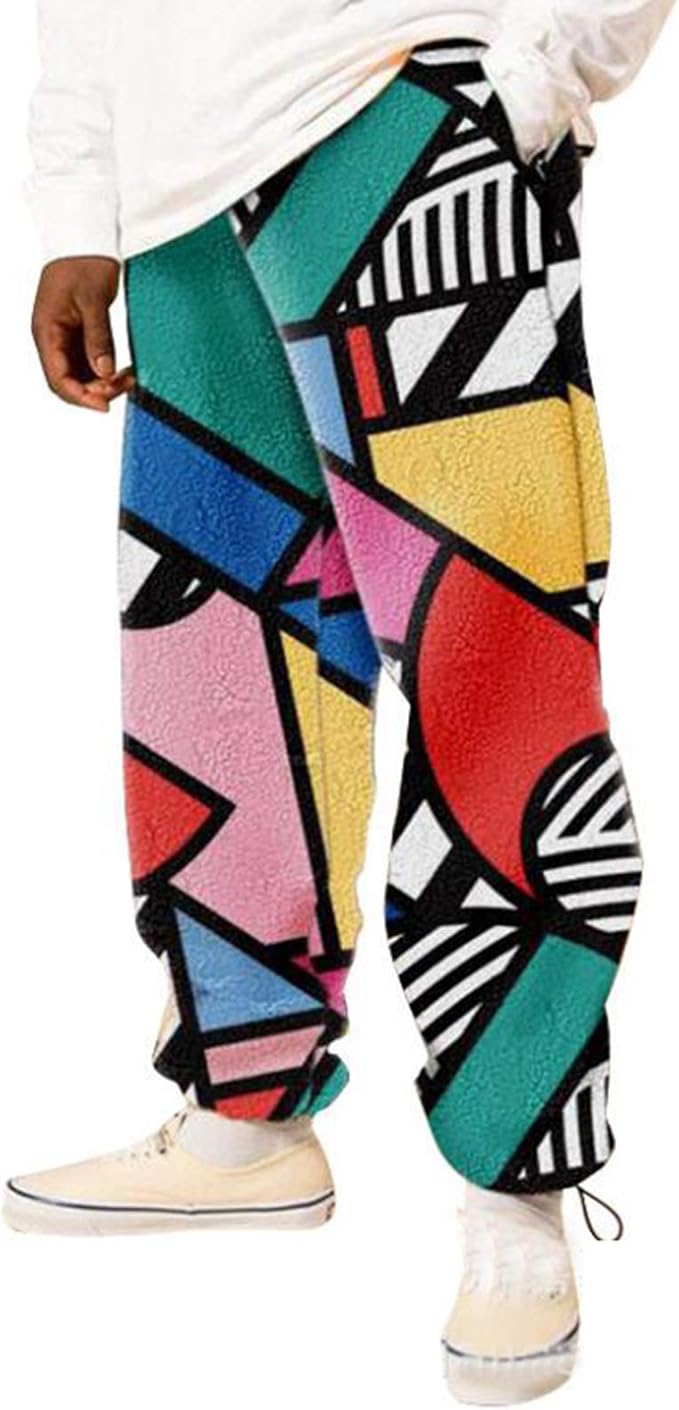 La Cintura Media Suelta de los Hombres se Puede Atar Pantalones de ...