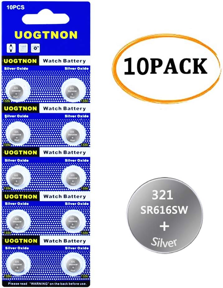 Amazon.com: 321 SR616SW Watch Battery 1.5V Button Cell (10-Pack ...