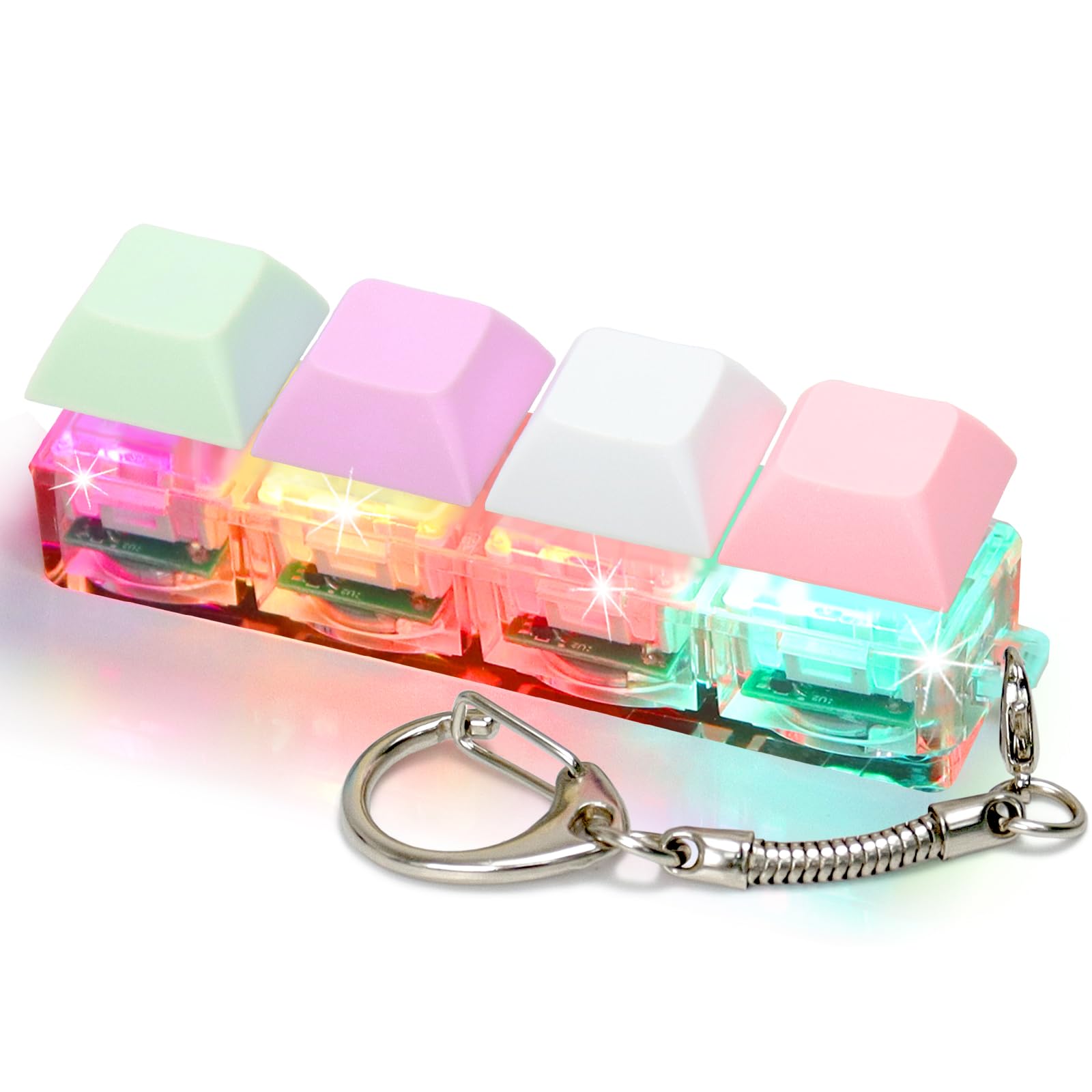 Keyboard Fidget Toys for Adults Keyboard Clicker with LED Light ...
