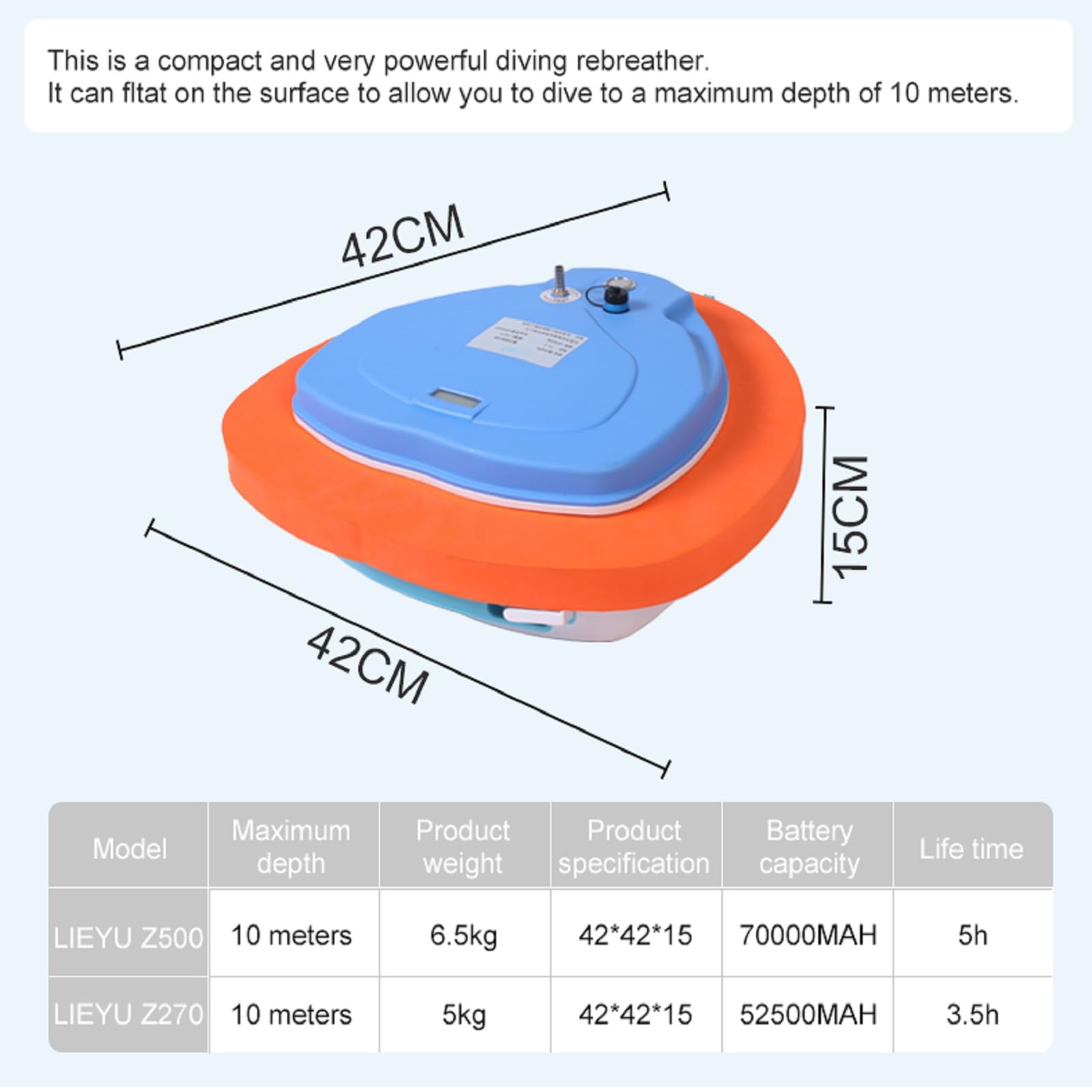 Mua TUDIVING-Portable Scuba Diving Ventilator Tankless Diving System ...