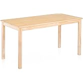 Amazon.com: Guidecraft Rectangular Wooden Classroom Table, 23" Tall Children's Activity Table ...