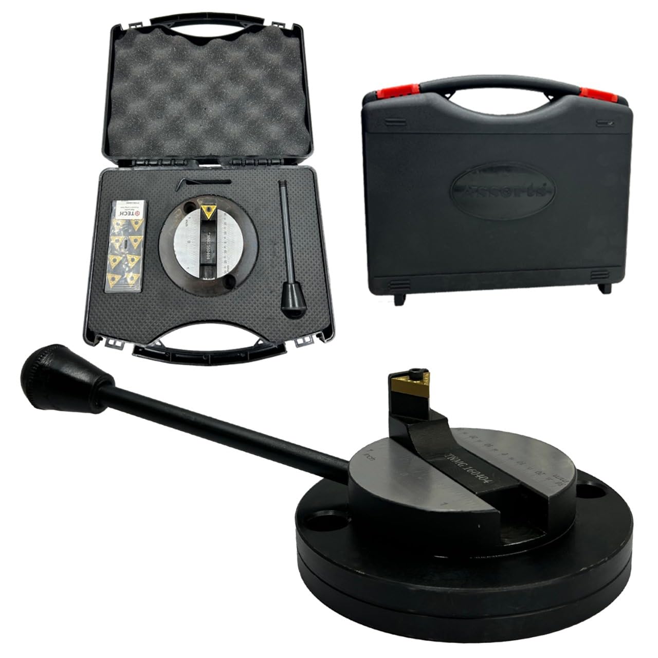 Ball turning attachment with graduation scale (for users reference) to ...