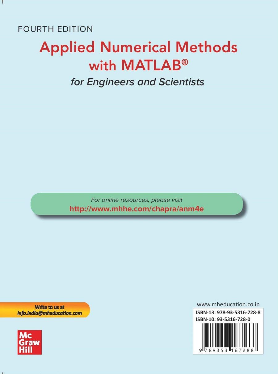Mua APPLIED NUMERICAL METHODS WITH MATLAB 4TH EDITION trên Amazon Mỹ ...