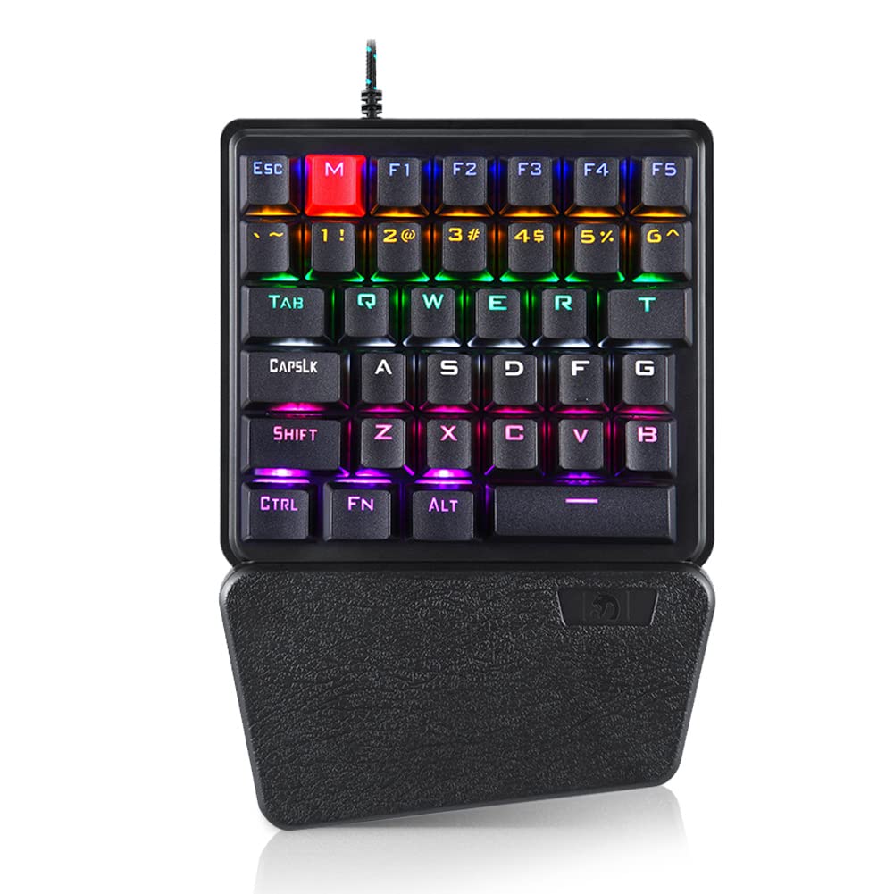Mua fosa1 One Handed Gaming Keyboard with Hand Rest,One Handed RGB ...