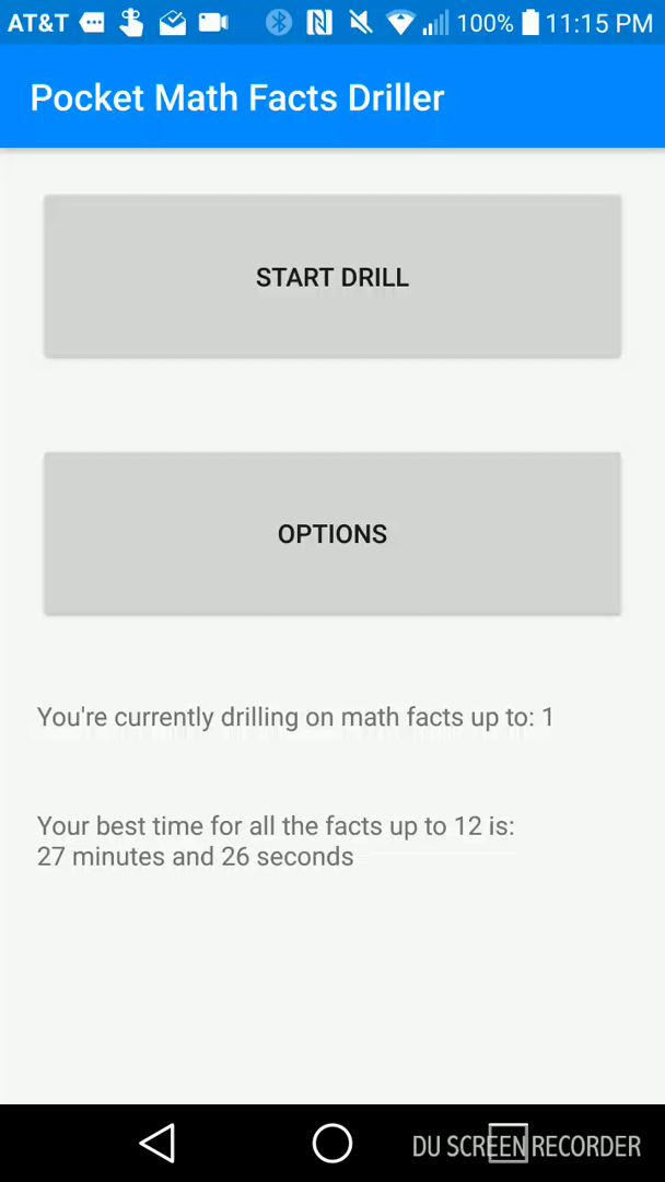 Pocket Math Facts Driller - App on Amazon Appstore