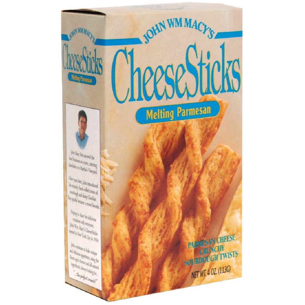 Amazon.com : John Macy CheeseSticks, Melting Parmesan, 4-ounces (Pack ...