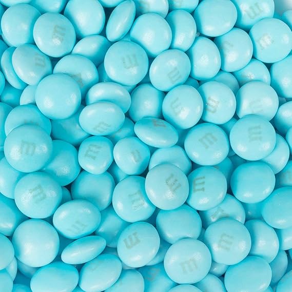 Amazon.com : Light Blue M&Ms Candy 2lb - Milk Chocolate : Grocery ...