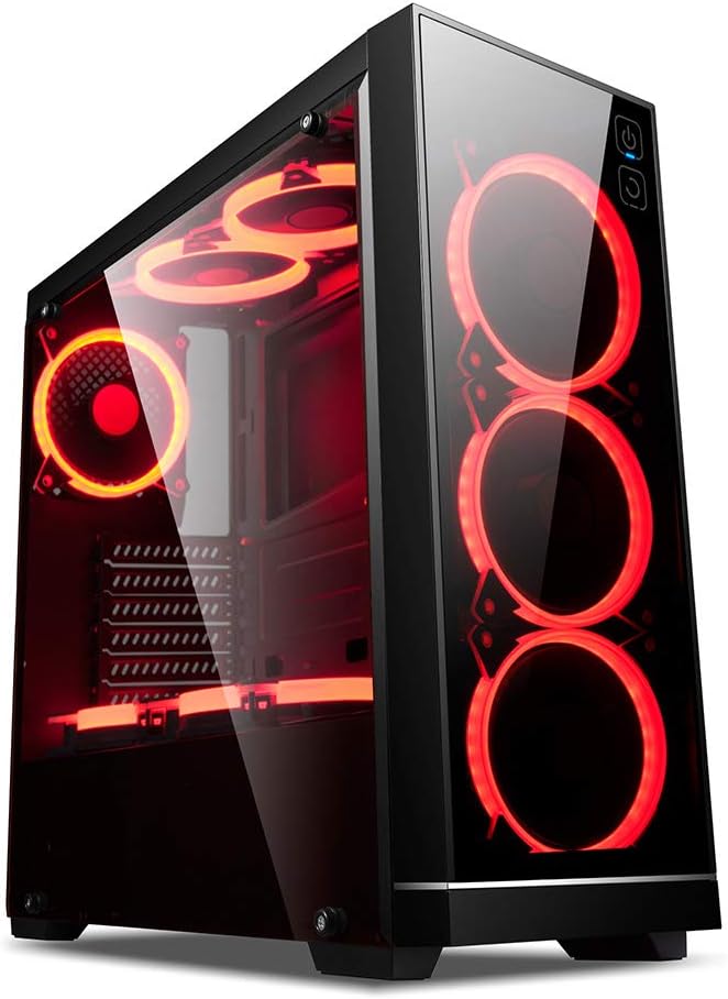 GOLDEN FIELD - Z3 ATX/Micro ATX/ITX Moyen-Tour Boitier PC Gaming, Tour ...