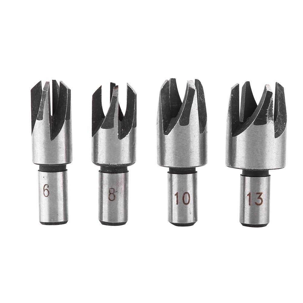Amazon.com: Wood Plug Cutting Tool, Asixx 4pcs Woodworking Tool Steel ...