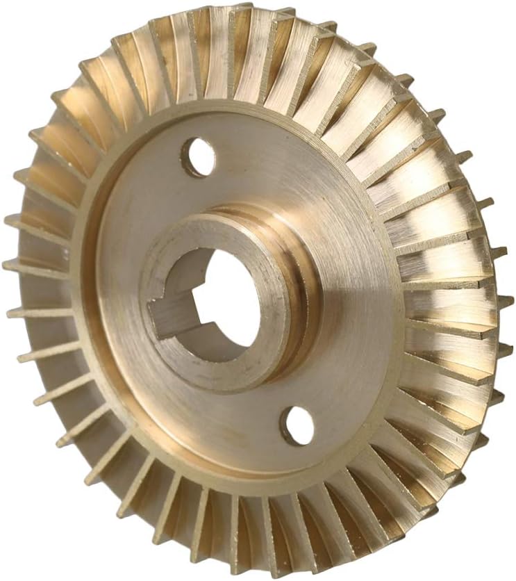 Mxfans Double-Sided Keyway Water Pump Spare Part Brass Impeller 60mm ...