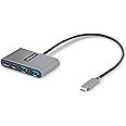 Amazon.com: StarTech.com 4-Port USB-C Hub with 100W Power Delivery Pass-Through - 2X USB-A + 2X ...