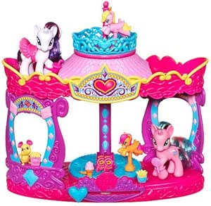 Amazon.com: Rarity's Carousel Boutique - My Little Pony Feature Playset ...