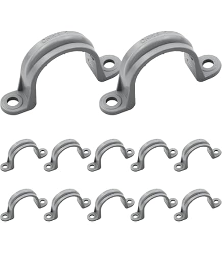 Central Vacuum 10-Pack 2" PVC Pipe Clamps - Heavy Duty Mounting Straps ...